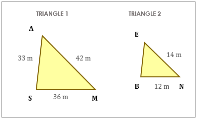 Finding The Missing Side Length Given Two Similar Triangles Practice
