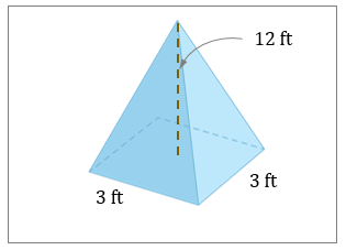 Finding the Volume of a Pyramid Practice | Geometry Practice Problems ...