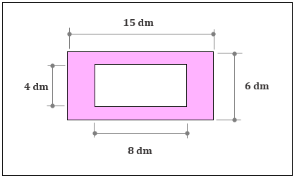 Finding the Area Between Two Rectangles Practice | Geometry Practice Problems | Study.com