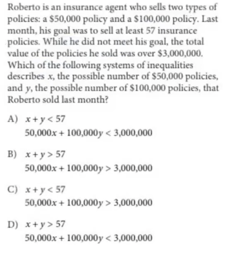 Simultaneous Equations - Determining the Equation: Study.com SAT& Math ...