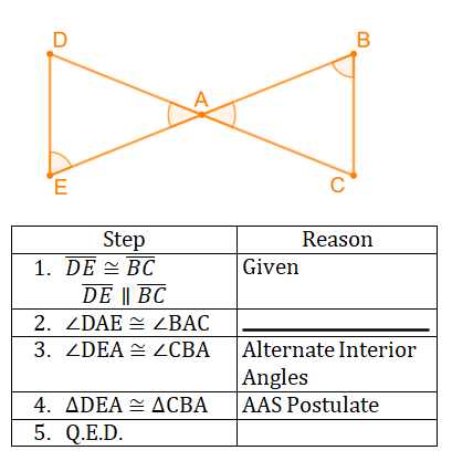 Completing Proofs Involving Congruent Triangles Using ASA or AAS ...