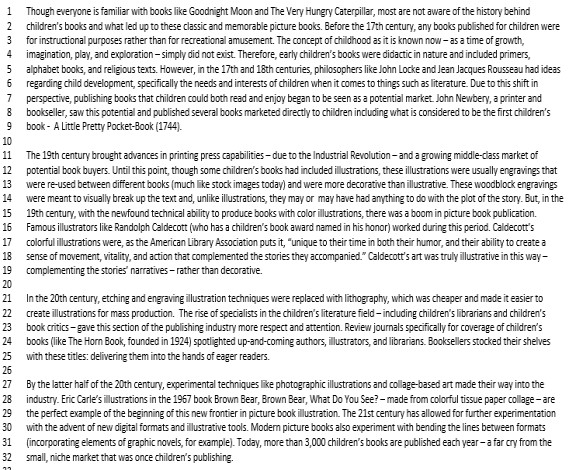 Quiz & Worksheet - Passage Structure | Study.com ACT& Test Prep | Study.com