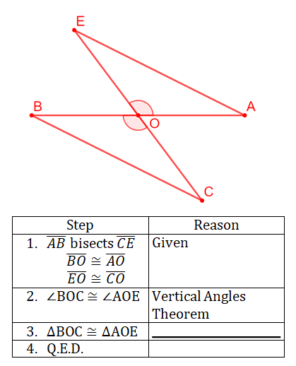 Completing Proofs Involving Congruent Triangles Using SAS Practice ...