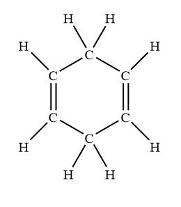 Draw the structural formula for 1,4-cyclohexadiene. | Study.com
