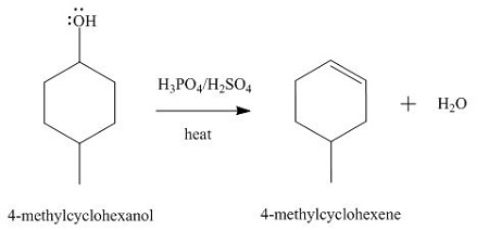 In lab you synthesized 4-methylcyclohexene from 4- [{Image src ...