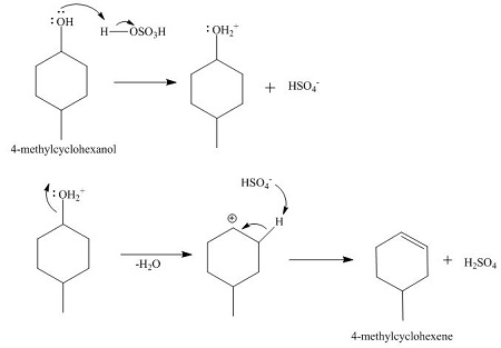 In lab you synthesized 4-methylcyclohexene from 4- [{Image src ...