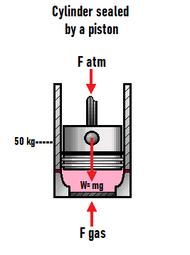 Drawing a Free Body Diagram for a Piston Practice | Physics Practice ...