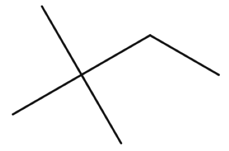 Draw the structural formula for the hydrocarbon: 2,2-dimethyl butane ...