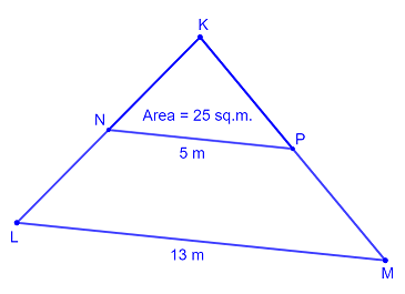Using the Area of Similar Triangles Theorem to Solve for Area Practice ...