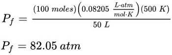 Ideal Gas Law | Examples & Problems - Lesson | Study.com