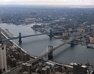 Manhattan Bridge Construction, History & Additions | Study.com
