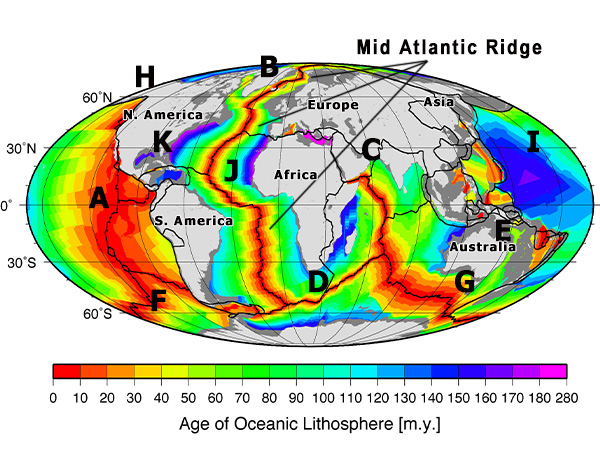 Interpreting Data to Determine the Age of the Seafloor at Ridges ...