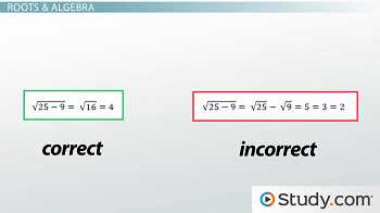 Roots and Powers of Algebraic Expressions - Lesson | Study.com