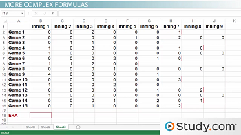 Using the AVERAGE Function in Excel - Lesson | Study.com
