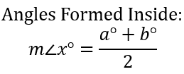 Theorems of Finding Angle & Arc Measures | How to Find Angles in a ...