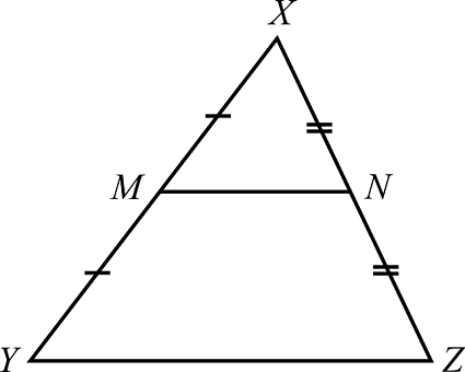 What is the converse of the midpoint theorem? | Study.com