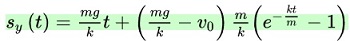 Deriving Vertical Motion Equations with Air Resistance | Study.com