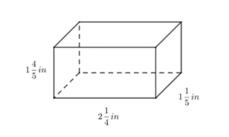 Finding the Volume of a Rectangular Prism with Fractional Edge Lengths ...