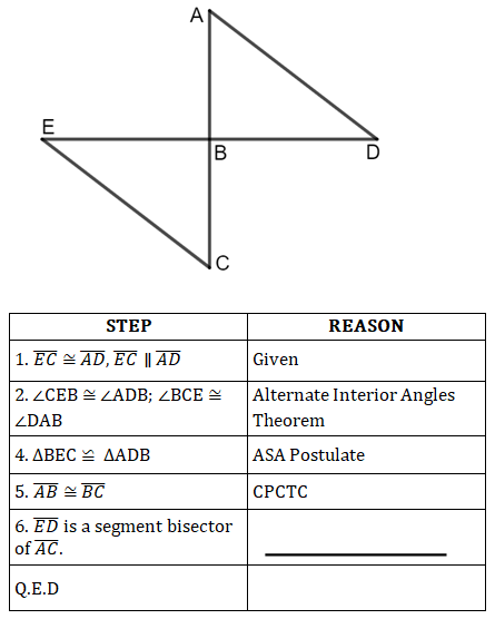 Completing Proofs Involving Congruent Triangles and Segment or Angle ...