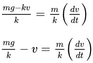 Deriving Vertical Motion Equations with Air Resistance | Study.com