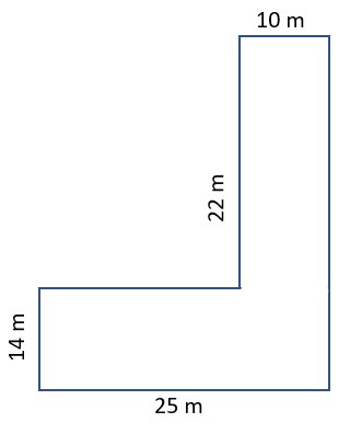 Solving a Word Problem on Finding the Area of a Piecewise Rectangular ...