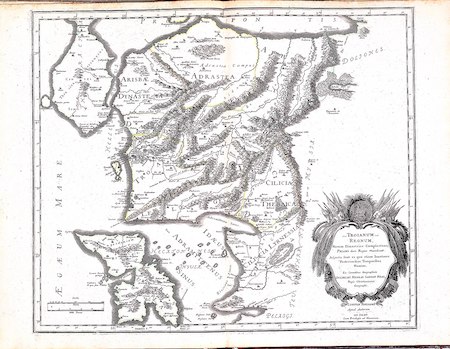 Ancient Troy City Map