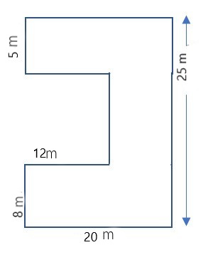 Solving a Word Problem on Finding the Area of a Piecewise Rectangular ...