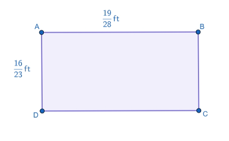 Finding the Area of a Rectangle with Fractional Side Lengths Practice ...