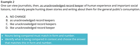 Parallelism in Comparisons | Study.com ACT& English Test Prep - Lesson ...