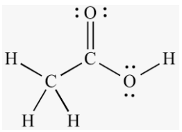 In terms of the bonds present, explain why acetic acid, CH_3CO_2H ...