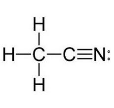 Give the Lewis structure for C2H3N (acetonitrile), a common organic ...