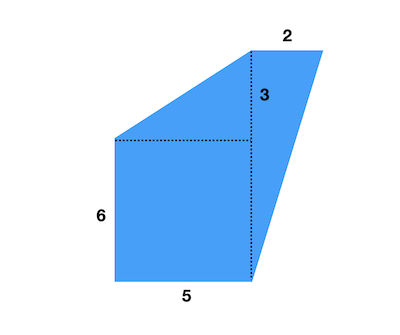 Finding the Area of a Figure Composed of Rectangles & Triangles ...