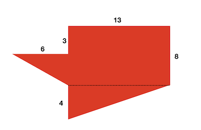 Finding the Area of a Figure Composed of Rectangles & Triangles ...
