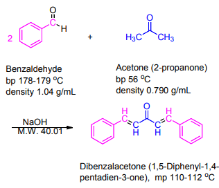 A chemist carries out an aldol condensation using 10 moles of acetone ...