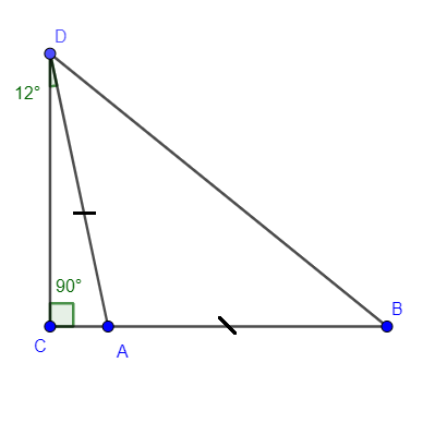 Finding an Angle Measure for a Triangle Sharing a Side with Another ...