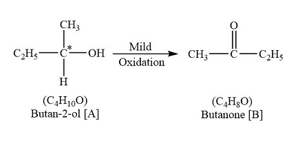 What organic product gives CH3COC2H5 when oxidized? | Study.com