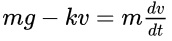 Deriving Vertical Motion Equations with Air Resistance | Study.com