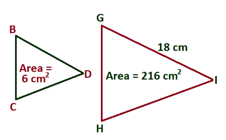 Using the Area of Similar Triangles Theorem to Solve for Side Length ...
