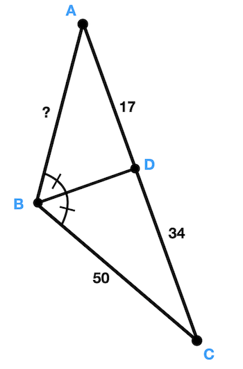 Using the Angle Bisector Theorem Practice | Geometry Practice Problems ...