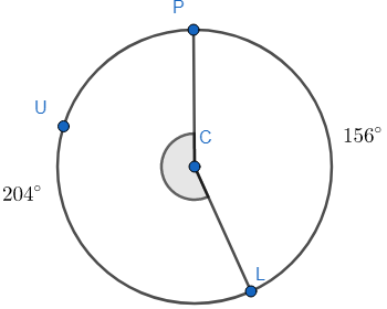 Naming & Finding Measures of Central Angles of a Circle Practice ...