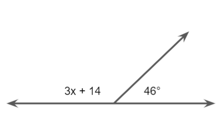 Solving Equations Involving Vertical Angles and Linear Pairs Practice ...