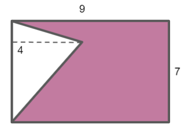 Finding Area Involving Rectangles and Triangles Practice | Geometry ...