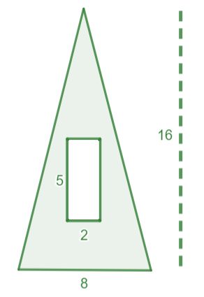 Finding the Area Between 2 Shapes Practice | Geometry Practice Problems ...
