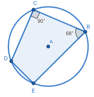 Establishing Facts About the Angles of a Quadrilateral Inscribed in a ...