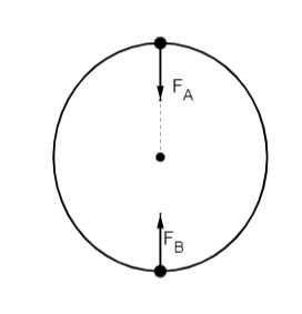 Identifying the Sketch of Relative Forces on Opposite Sides of a ...