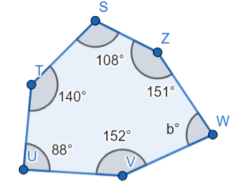 Finding a Missing Interior Angle Measure in a Convex Polygon Practice ...