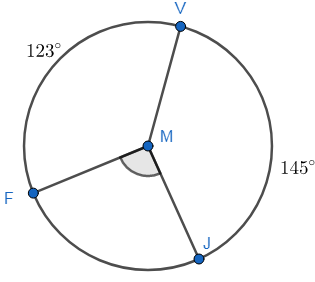 Naming & Finding Measures of Central Angles of a Circle Practice ...
