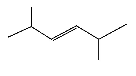 Draw the line structure for the compound: 2,5-dimethyl-3-hexene ...