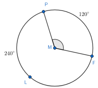 Naming & Finding Measures of Central Angles of a Circle Practice ...