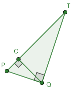 Identifying Similar Right Triangles that Overlap Practice | Geometry ...